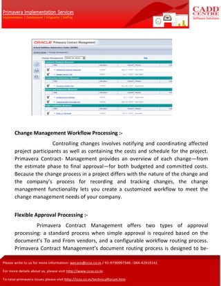 Oracle Primavera contract management | PDF