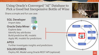 #dbhouseparty - Using Oracle’s Converged “AI” Database to Pick a Good ...