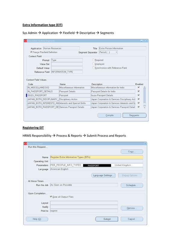 Oracle Core HR with Screen Shots | DOCX | Human Resources | Business