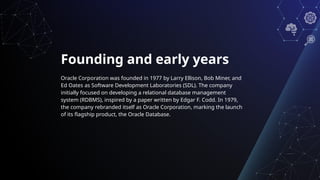 Oracle Corporation.pptx for oracle corporation | PPT