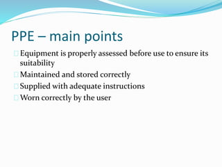 Oracle COSHH & PPE | PPT