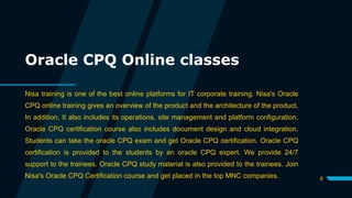 Oracle cpq training | PPTX