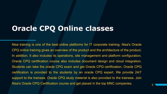 Oracle Cpq Training Pptx Technology And Computing