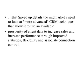 Oracle crm | PPTX