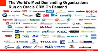 Oracle CRM On Demand Product Strategy And Roadmap | PPT