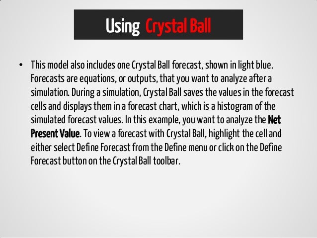 Oracle Crystal Ball