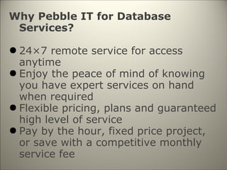 Oracle database services | PPT