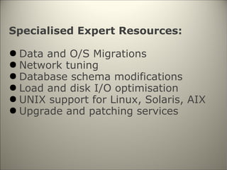 Oracle database services | PPT