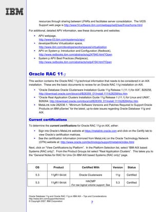 Oracle database 11g_and_oraclerac11g_on_ibm | PDF