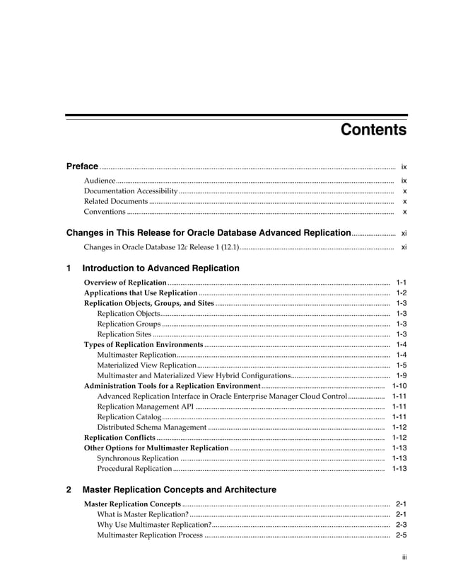 Oracle Database 12c Advanced Replication Pdf Databases Computer