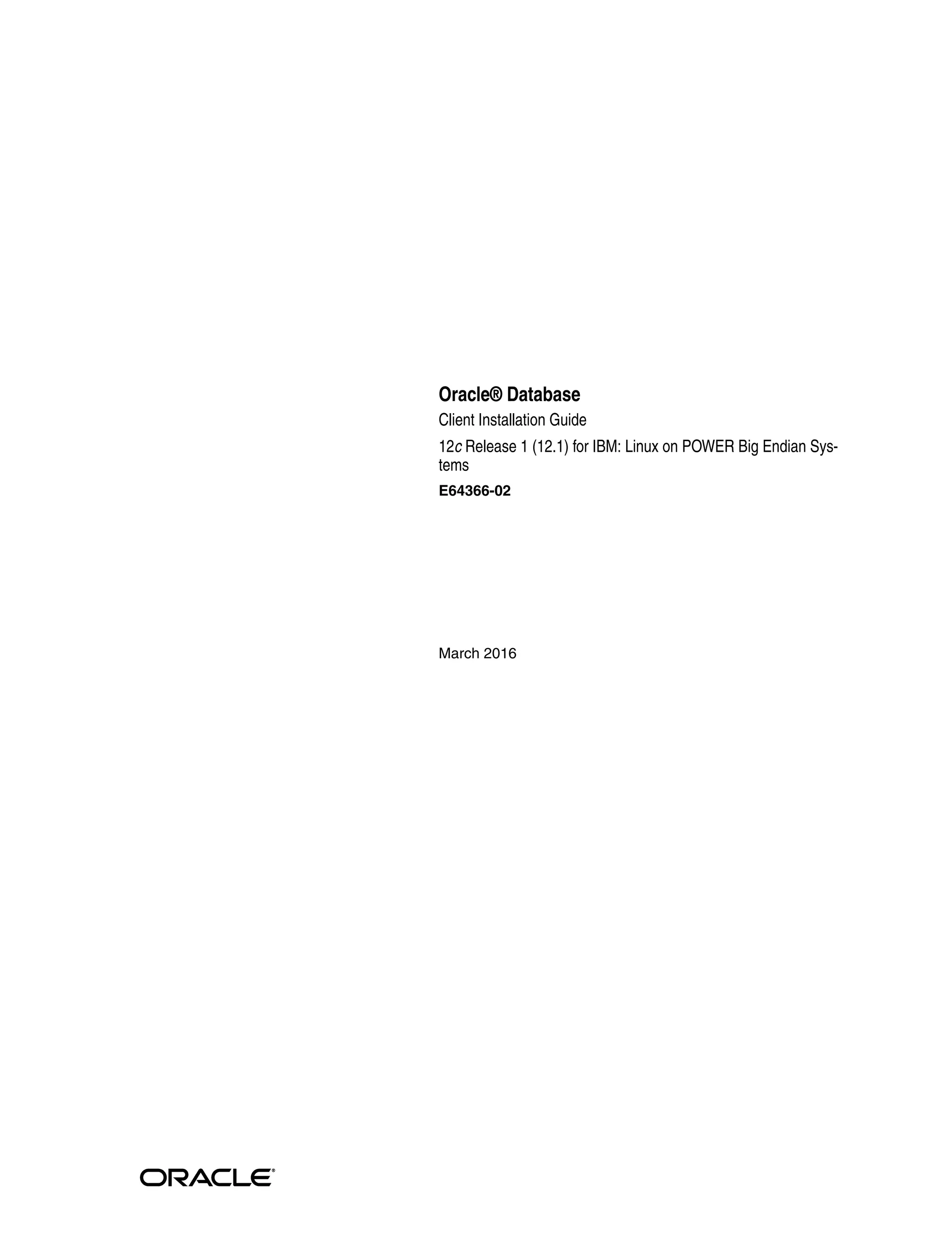 Oracle Database 12c Client Installation Guide 4 Pdf