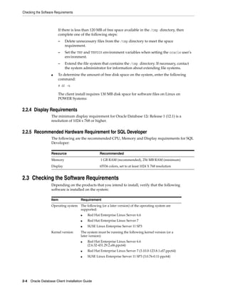 Oracle database 12c client installation guide 4 | PDF