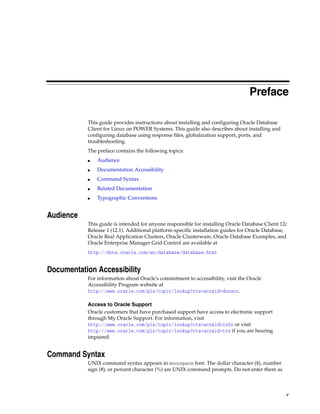 Oracle database 12c client installation guide 5 | PDF