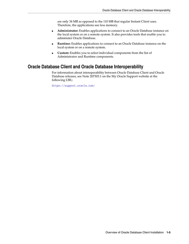 Oracle database 12c client installation guide 6 | PDF