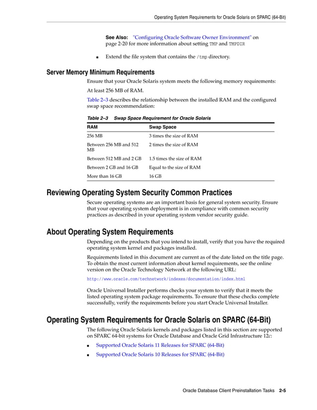 Oracle database 12c client installation guide 6 | PDF