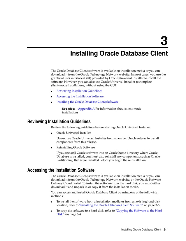 Oracle database 12c client installation guide 6 | PDF