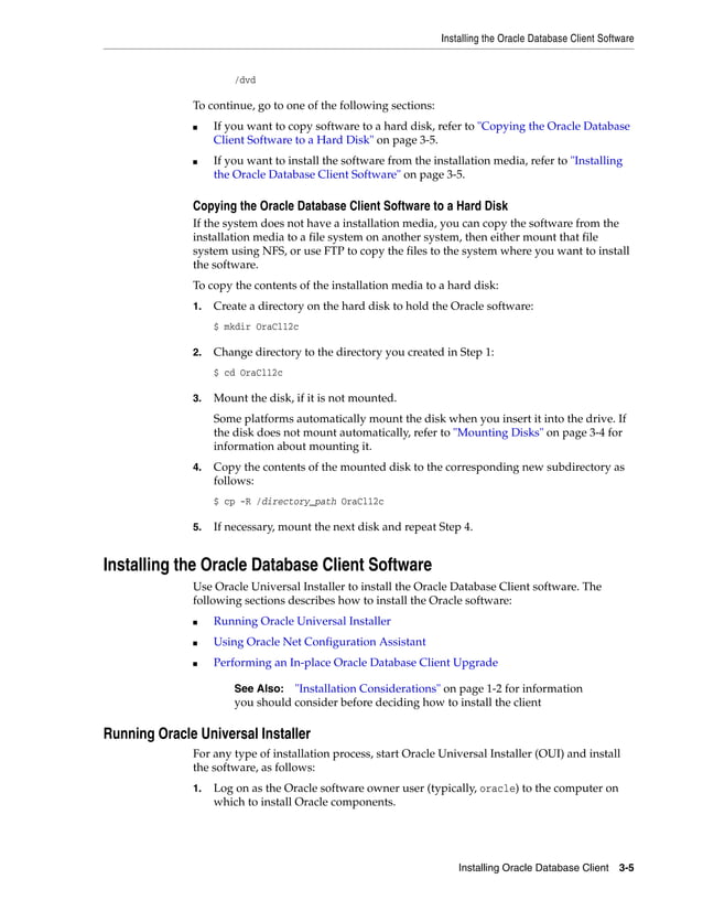 Oracle database 12c client installation guide 6 | PDF