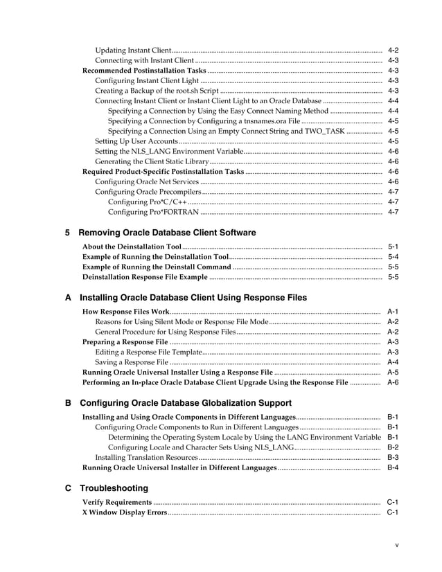 Oracle database 12c client installation guide 6 | PDF