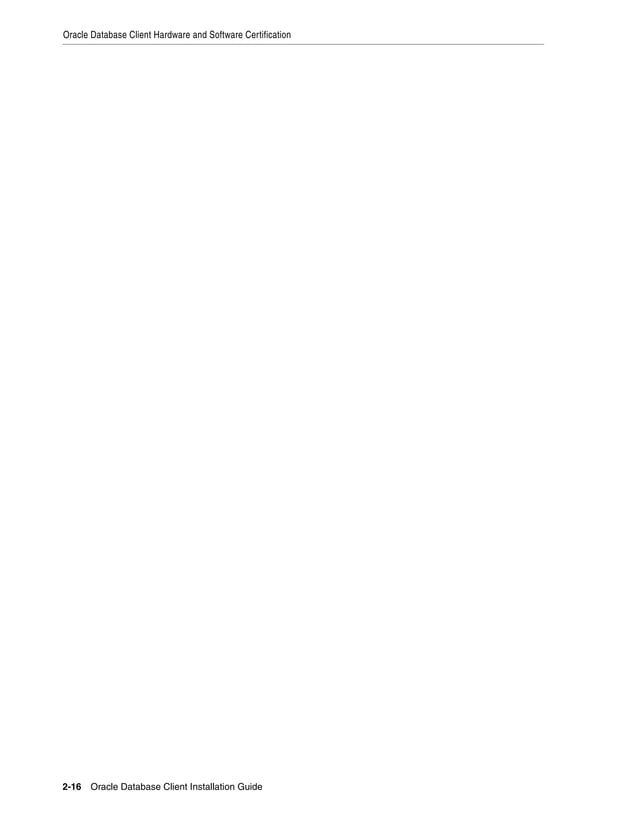 Oracle database 12c client installation overview | PDF