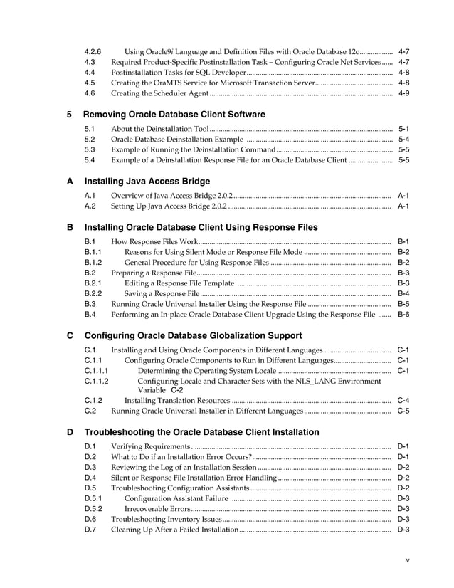 Oracle Database 12c Client Installation Overview Pdf