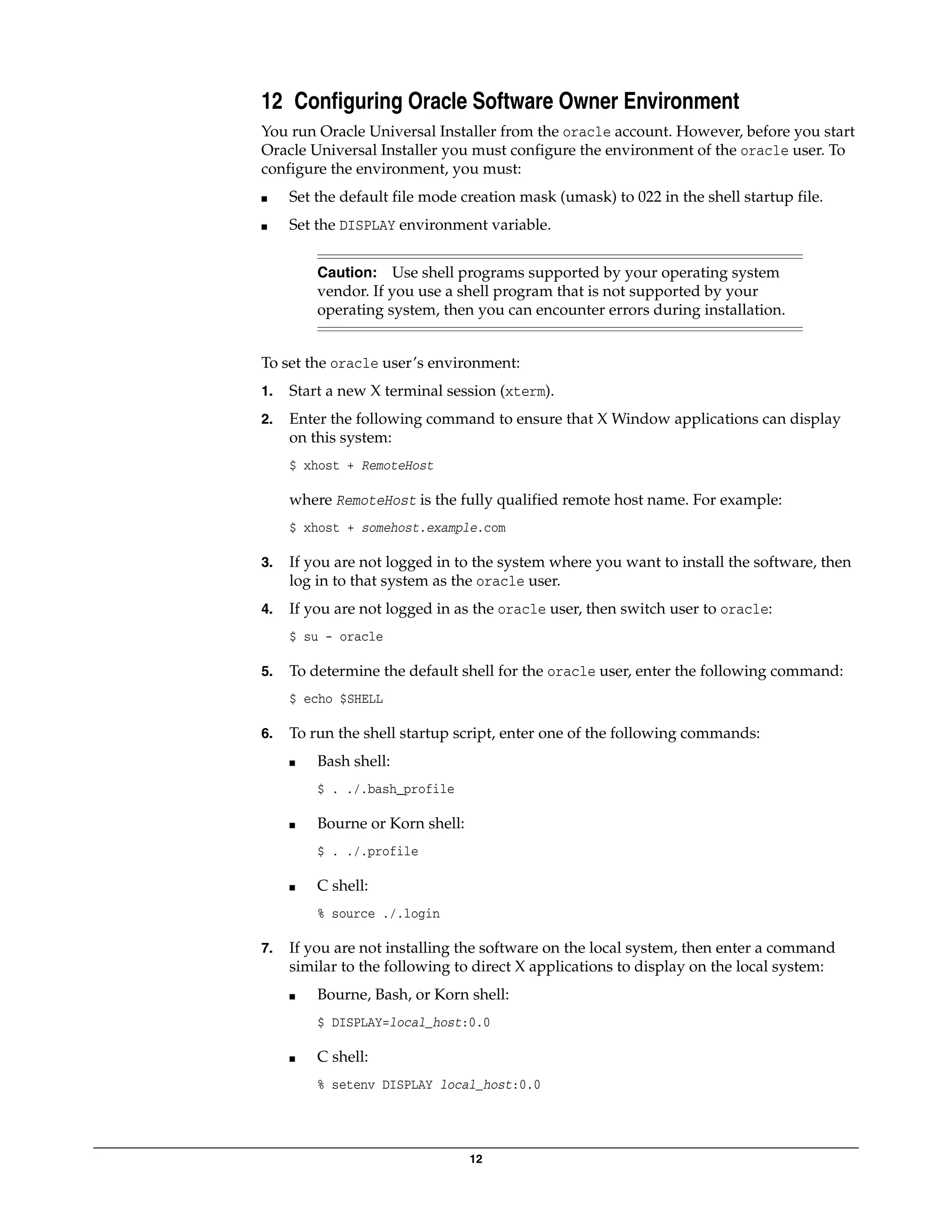 Oracle database 12c client quick installation guide 2 | PDF
