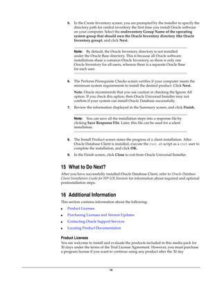 Oracle database 12c client quick installation guide 2 | PDF