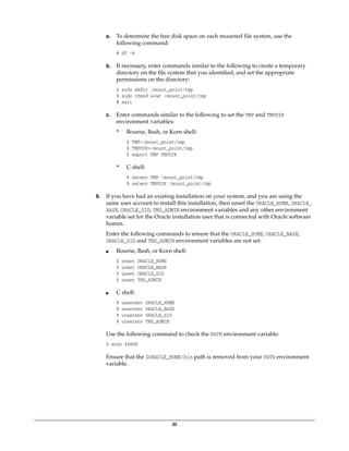 Oracle database 12c client quick installation guide 3 | PDF