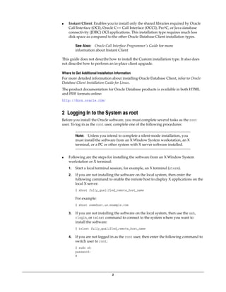 Oracle database 12c client quick installation guide 4 | PDF