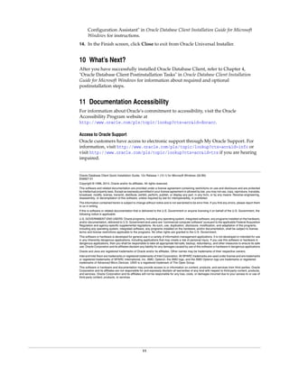 Oracle database 12c client quick installation guide 5 | PDF | Operating ...