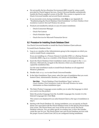 Oracle database 12c client quick installation guide 5 | PDF | Operating Systems | Computer ...