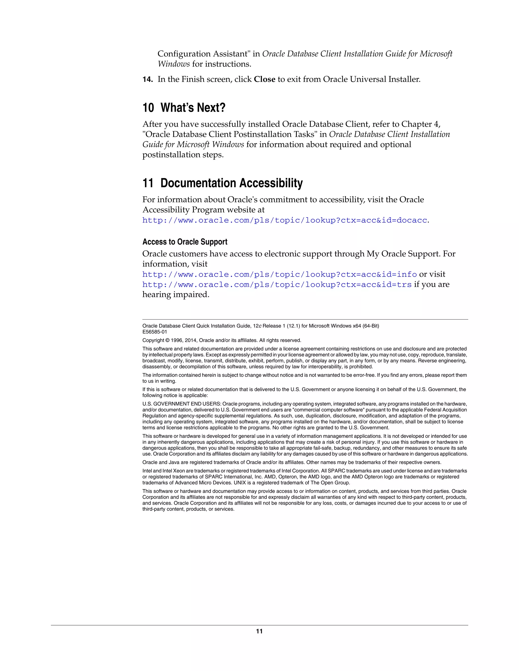 Oracle Database 12c Client Quick Installation Guide 6 Pdf