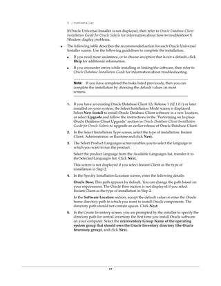 Oracle database 12c client quick installation guide 8 | PDF