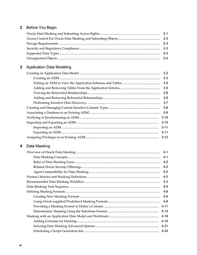 Oracle Database 12c Data Masking And Subsetting Guide Pdf