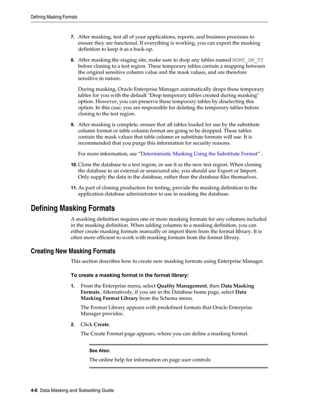 Oracle Database 12c Data Masking And Subsetting Guide Pdf