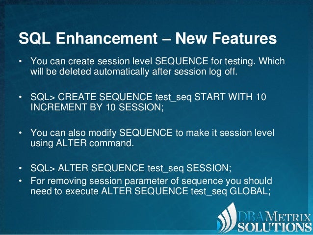 Oracle Database 12c New Features 3288