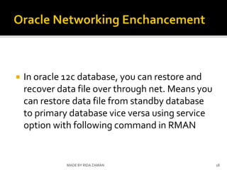 Oracle database 12c new features | PPT