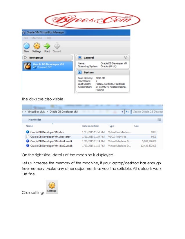 Oracle Database 12c Pre Built On Virtual Box