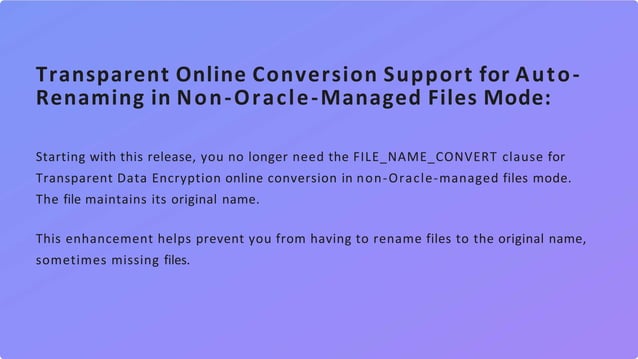 Oracle Database 19c New Features for DBAs and Developers.pptx ...