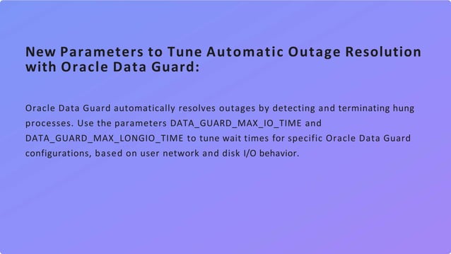 Oracle Database 19c New Features For Dbas And Developerspptx Databases Computer Software