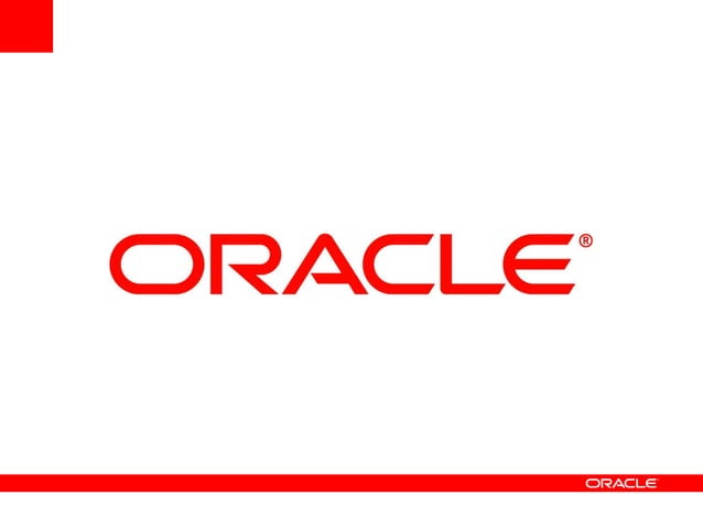 Oracle Database appliance - Value proposition Webcast | PPT