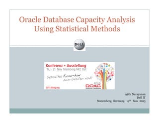 Oracle databasecapacityanalysisusingstatisticalmethods | PPT