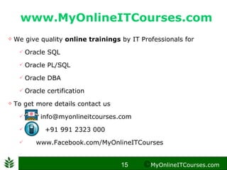 Oracle database Career paths - Introduction | PPT