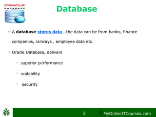Oracle database Career paths - Introduction | PPT