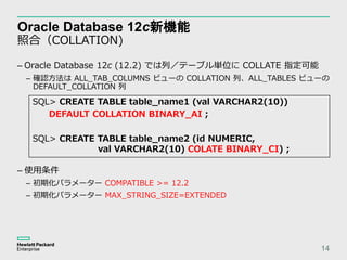 Oracle Database Connect 2017 / JPOUG#1 | PPT