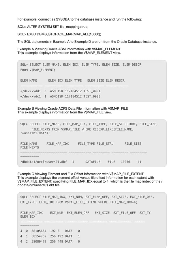 Oracle Database File Mapping for Oracle ASM Files | PDF