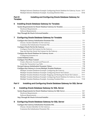 Oracle database gateway 11g r2 installation and configuration guide | PDF