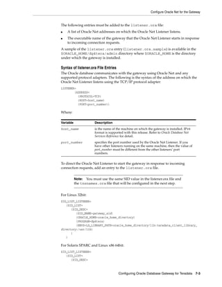 Oracle database gateway 11g r2 installation and configuration guide | PDF