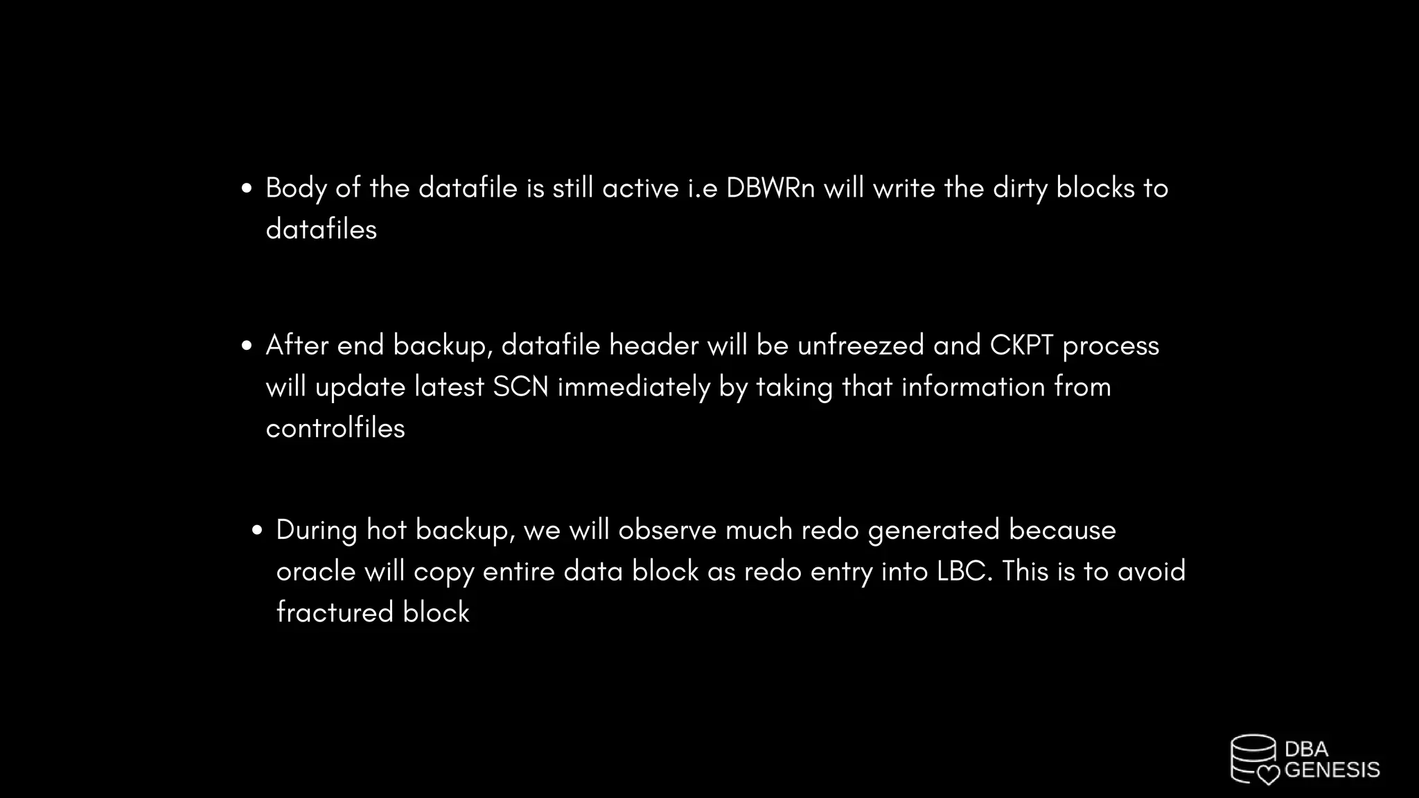 Oracle Database Hot Backup And Recovery Pdf Operating Systems Computer Software And