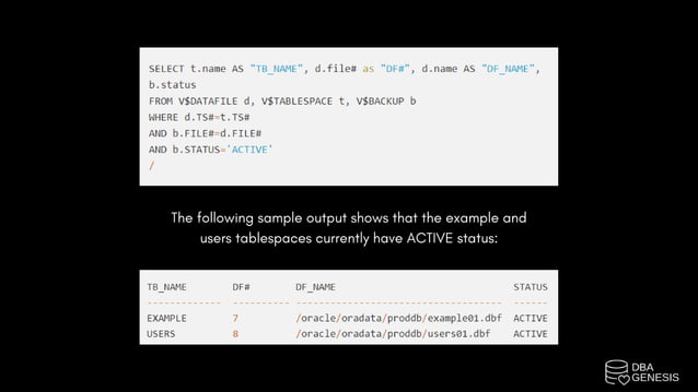 Oracle Database Hot Backup And Recovery Pdf Operating Systems Computer Software And