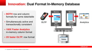 Larry Ellison Introduces Oracle Database In-Memory | PDF